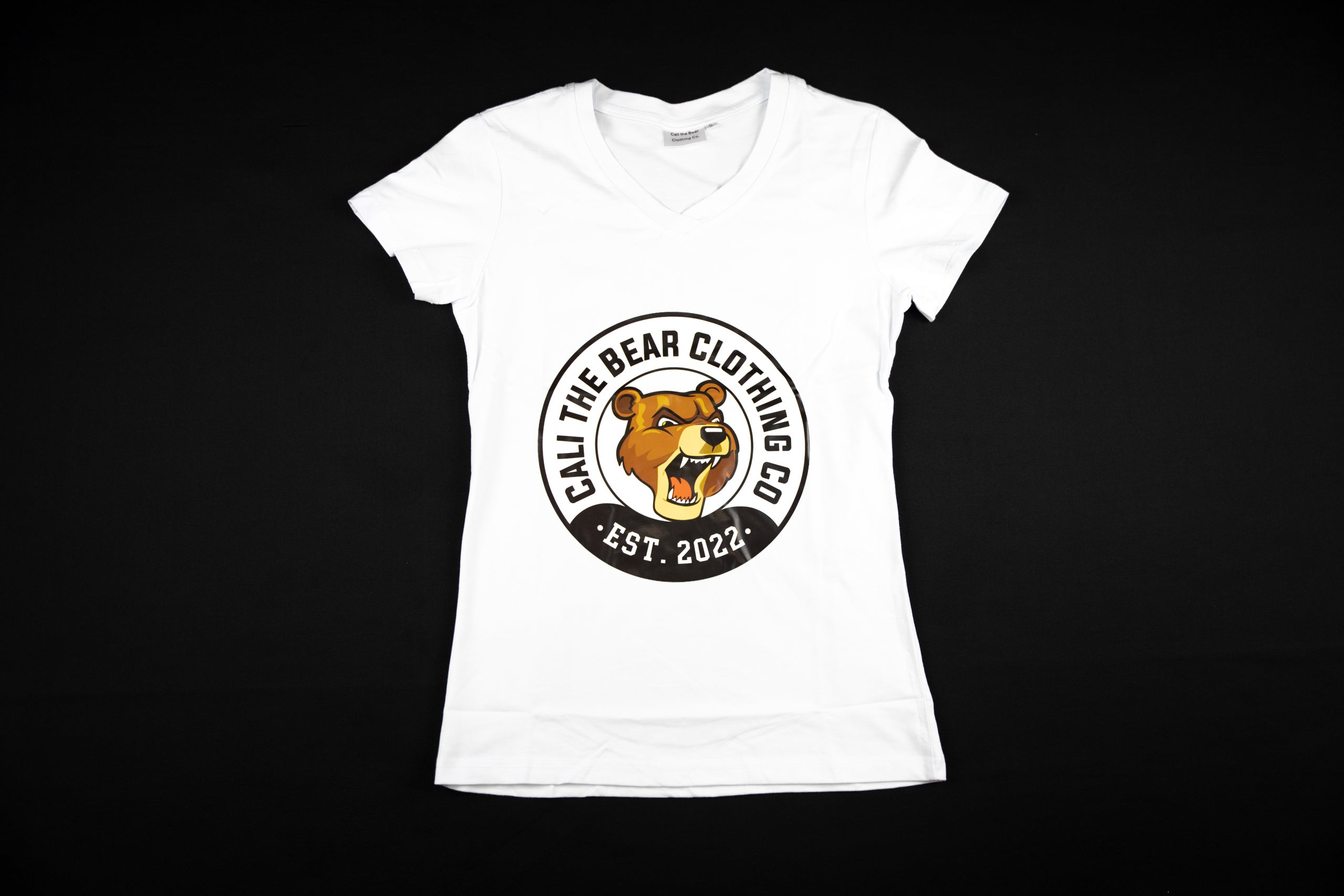 Cali The Bear Clothing Co. Womens White Tee | Cali the Bear Clothing Co.
